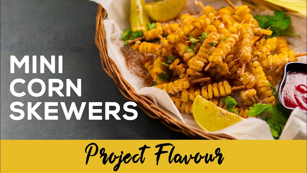 Mini Corn Skewers | Corn Recipes | Corn Appetizers | Party food ...