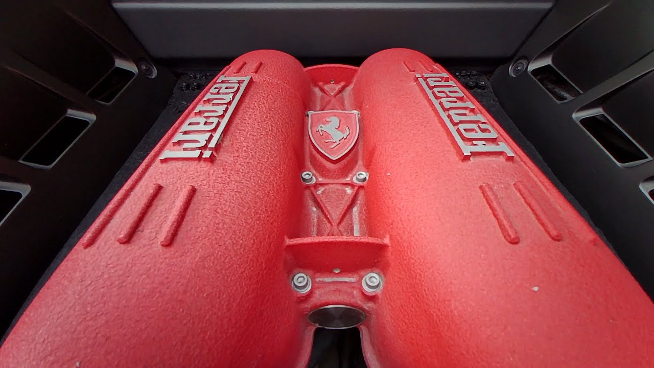 Ferrari F430 engine bay ayautocurve Elegant Car Video - YouTube