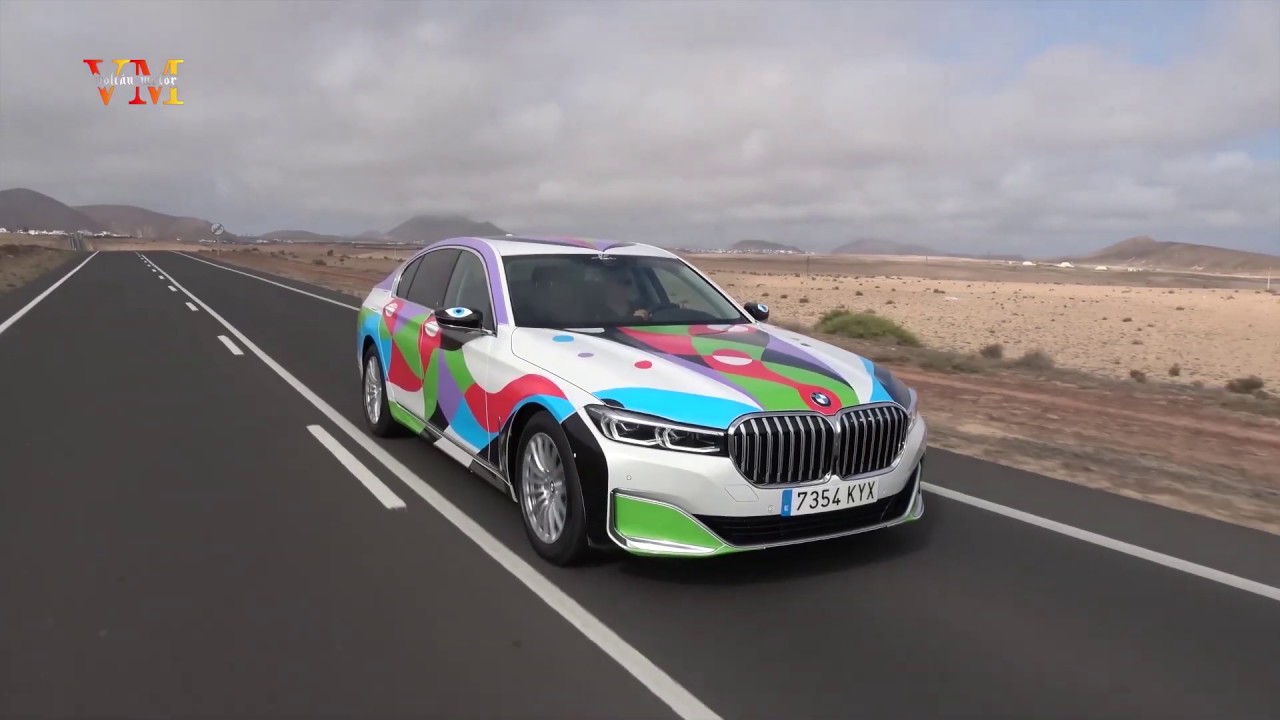 BMW art car Cesar Manrique 2019 - YouTube