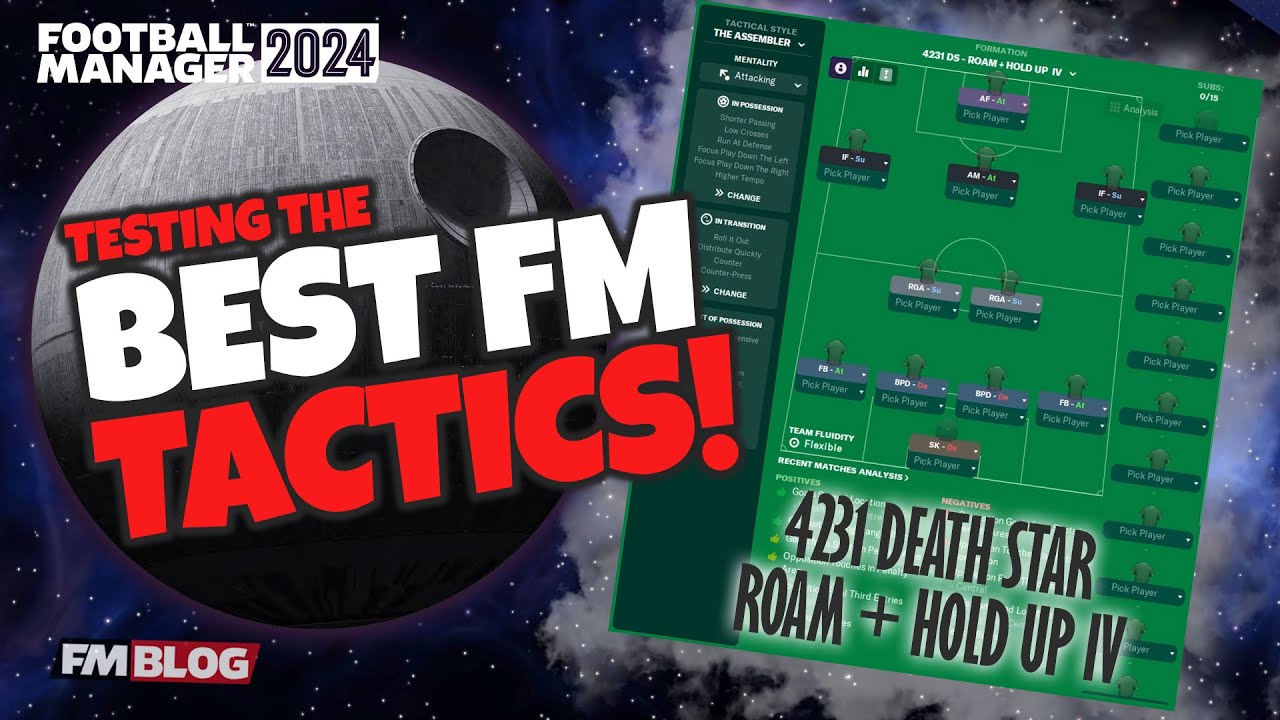 Testing the Best FM24 Tactics - 4231 NEW DEATH STAR | Football Manager ...