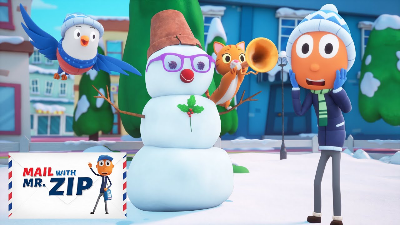 NEW! Snowman Song! ⛄ | Mail with Mr.ZIP Holiday Kids Songs | Fun Videos ...