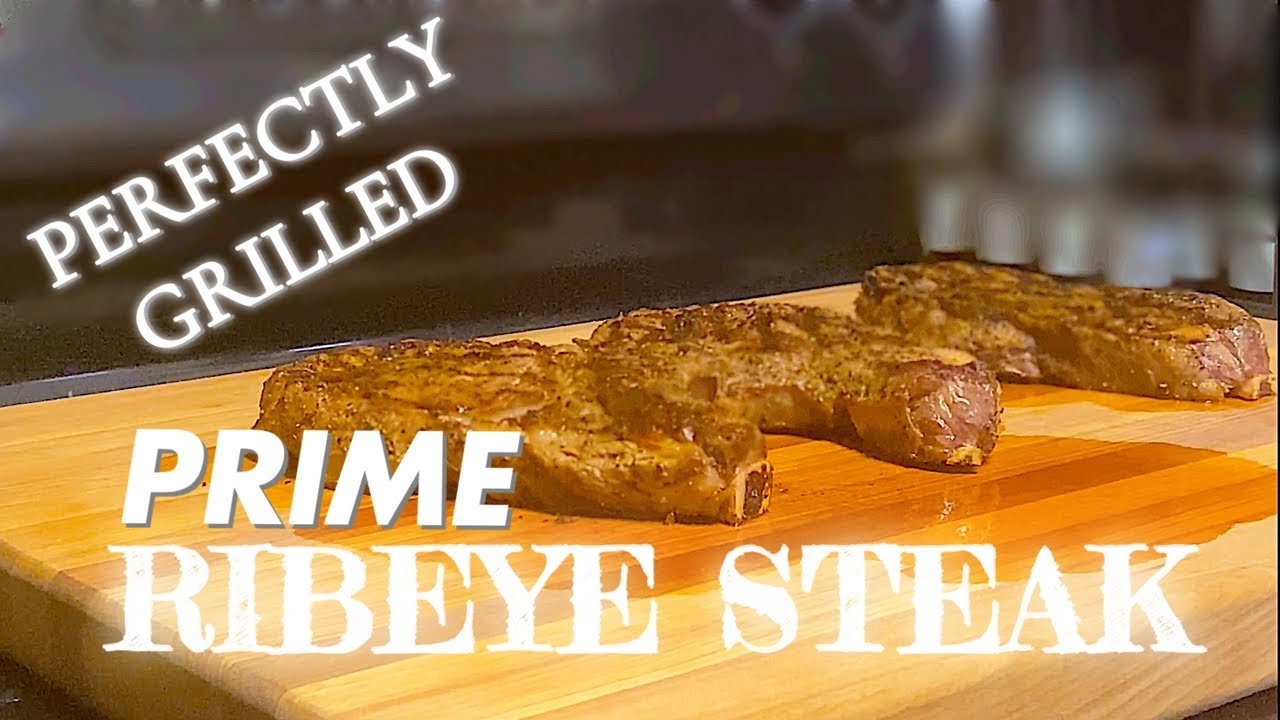 {PERFECTLY} Grilled Prime Ribeye Steak! | How To Grill A Prime Ribeye ...