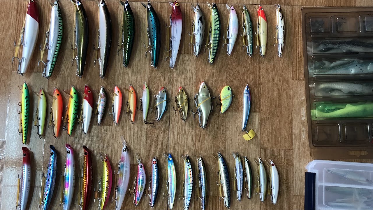 Video ngày 15/02 - Mồi lure nhật bãi ( ima , duo , duel , rapala ...