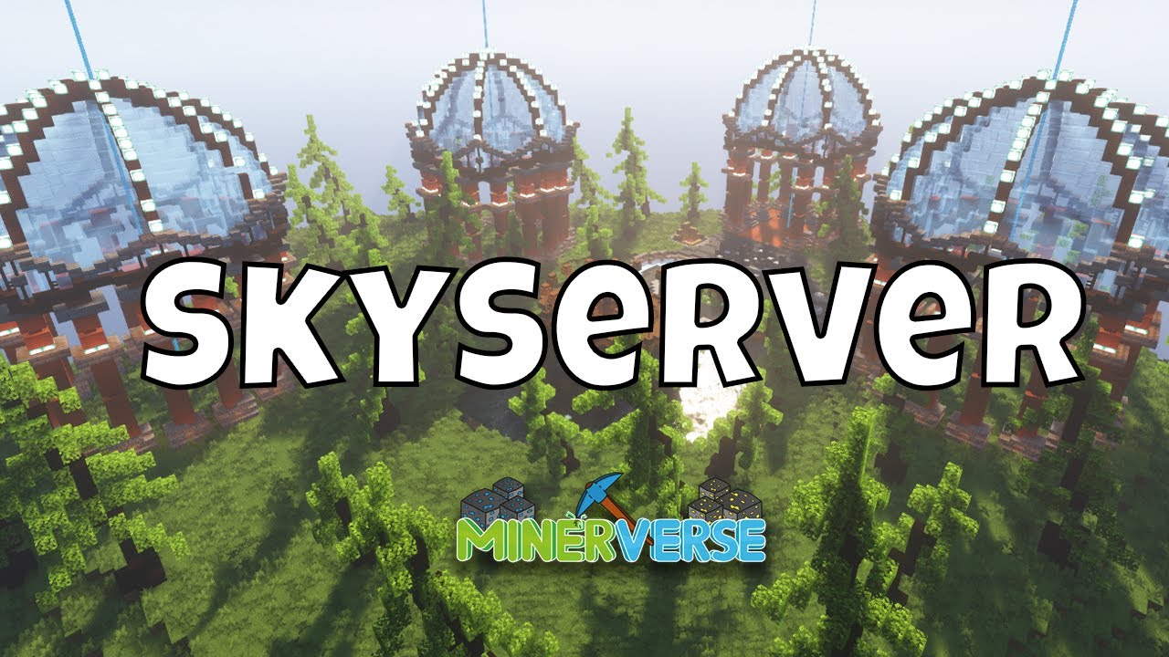 SkyServer - Skywars/Skyblock 1.17.1 - 1.18.1 - YouTube