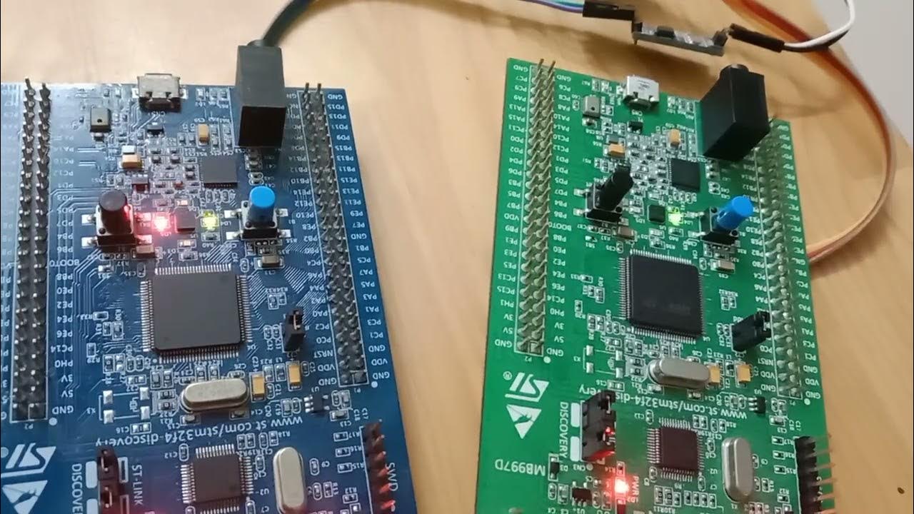 CAN Interface between 2 STM32F407 Discovery Boards - YouTube