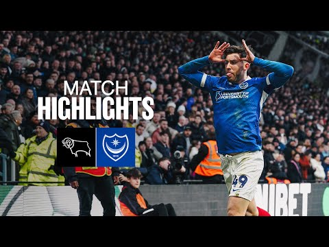 Highlights 🔵 | Derby v Pompey
