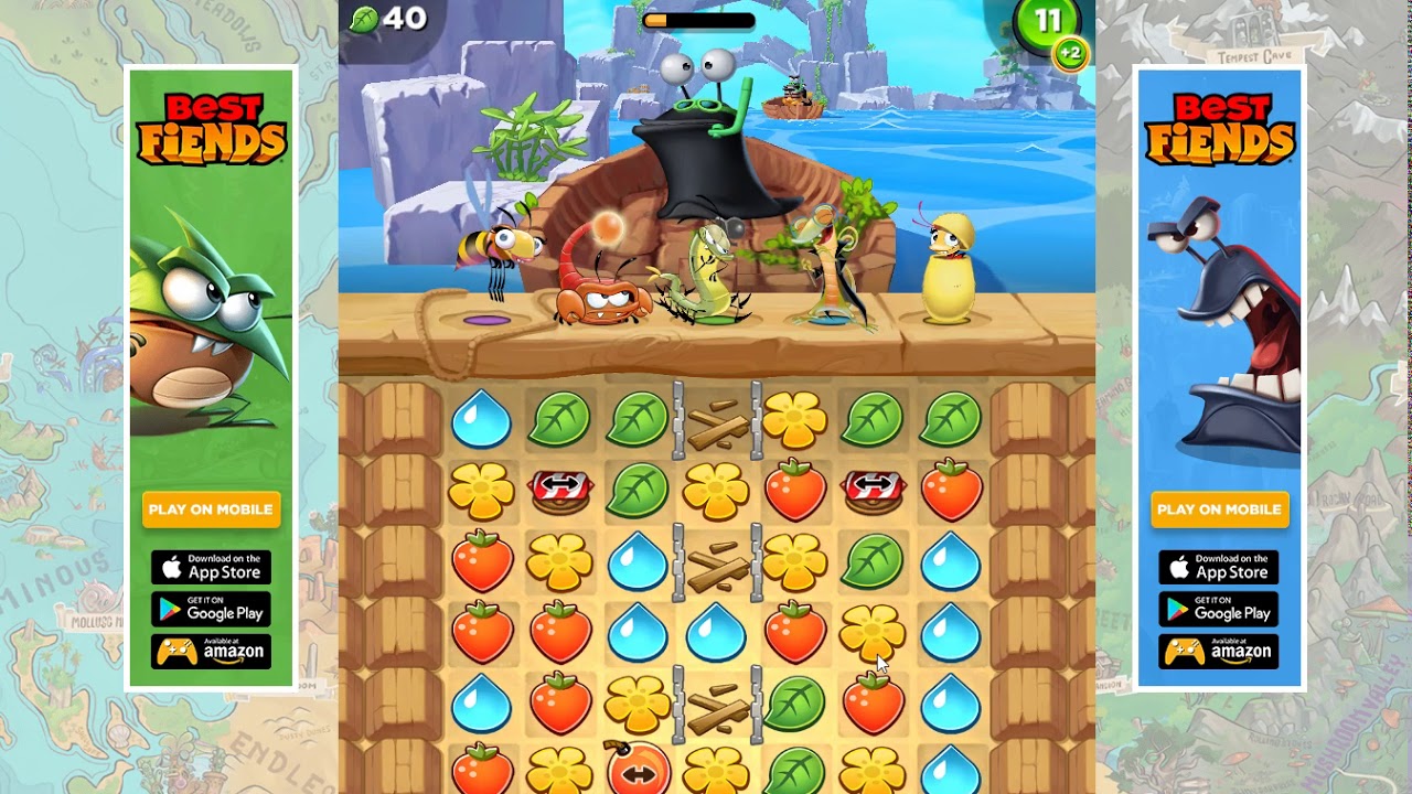 Best Fiends level 162 - YouTube