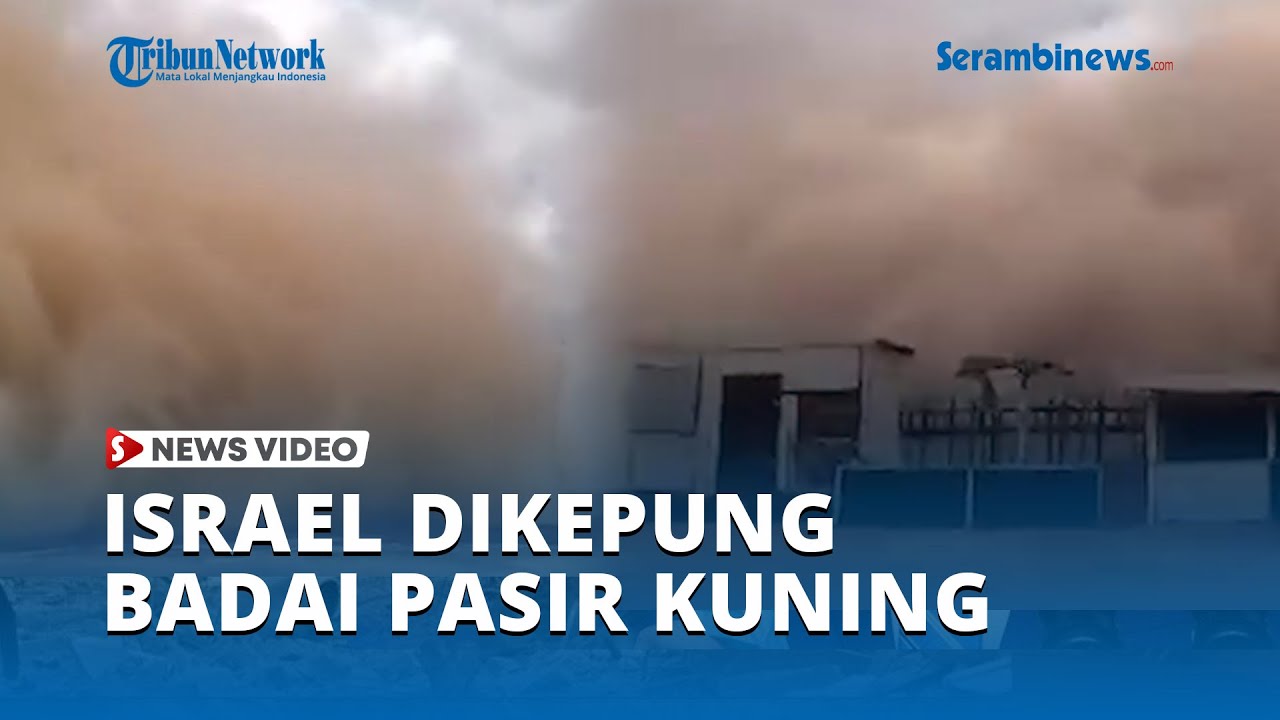 Israel Dikepung Badai Pasir Kuning Hingga Banjir - YouTube