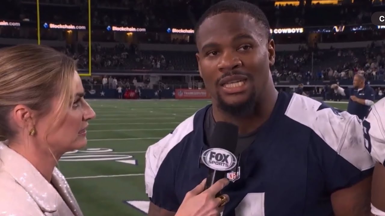 Micah Parsons Fox Postgame Interview | Giants vs Cowboys NFL 2024 - YouTube
