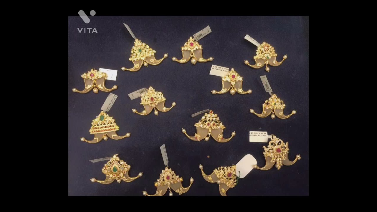 Latest Gold puligoru lockets designs//Gold Royal Tiger Nail designs ...