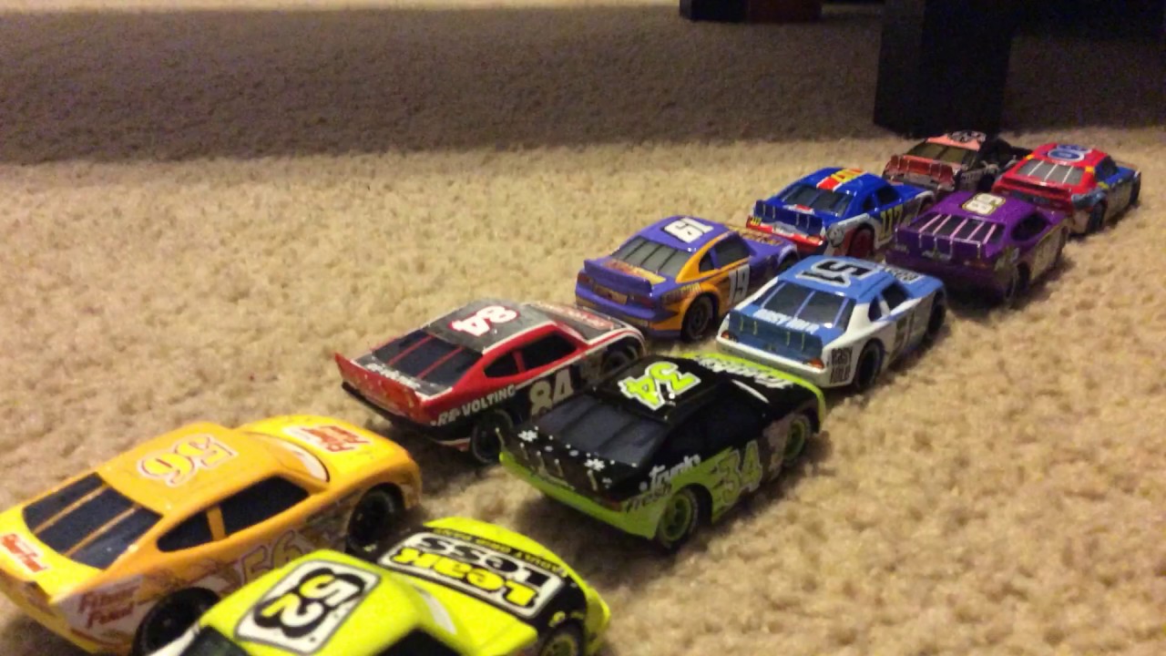 Cars 1 First Race In Stop Motion - YouTube