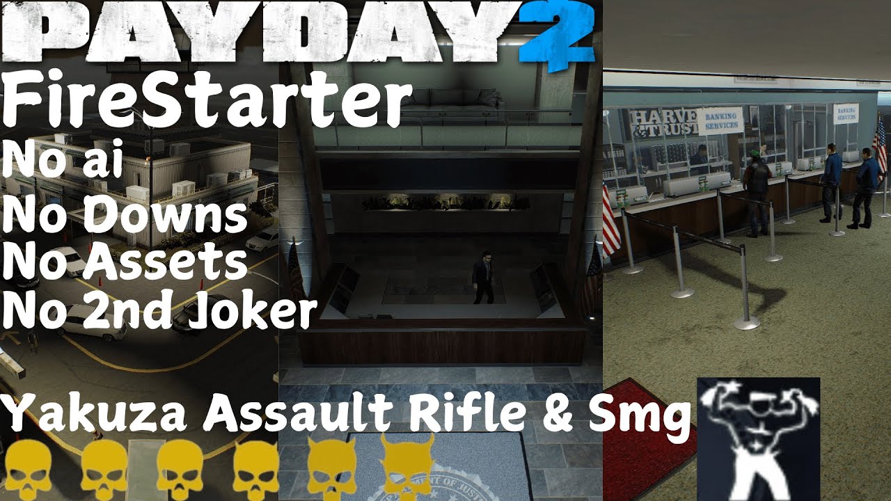 Payday 2: Firestarter DSOD Solo Yakuza Build - YouTube