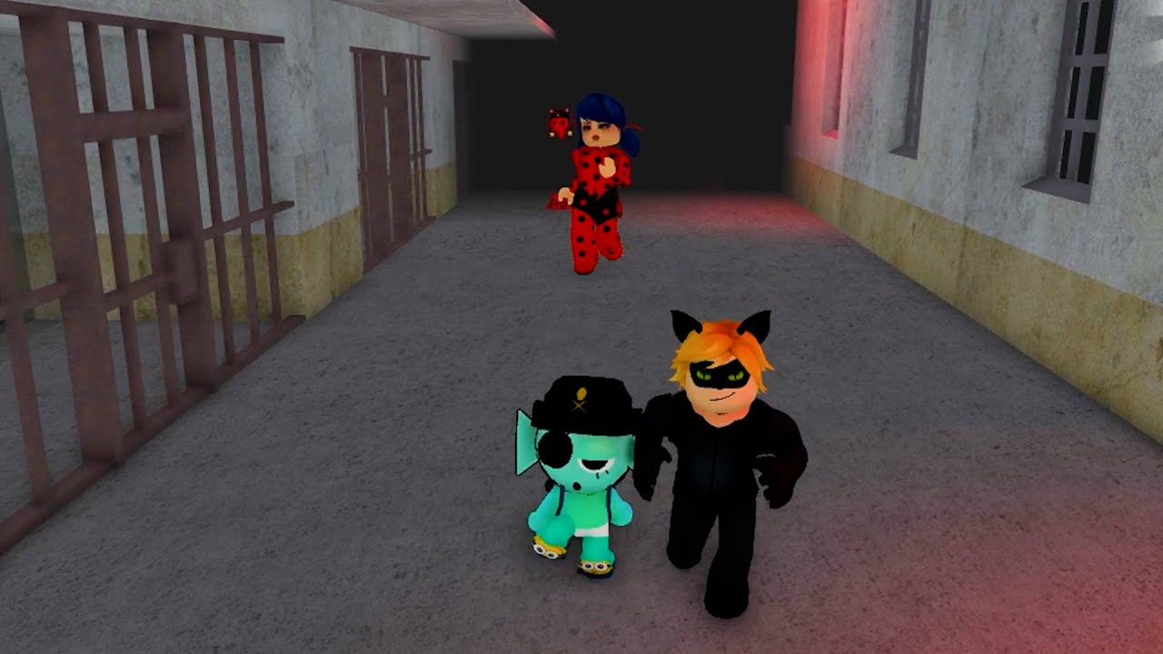 Sprunki Baby Anne Oc & Cat Noir Played Escape From Red Girl Obby in ...
