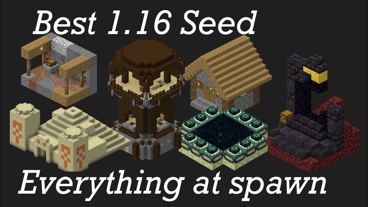 Minecraft 1.16 Best Seed | Everything at spawn | EvUnknown - YouTube