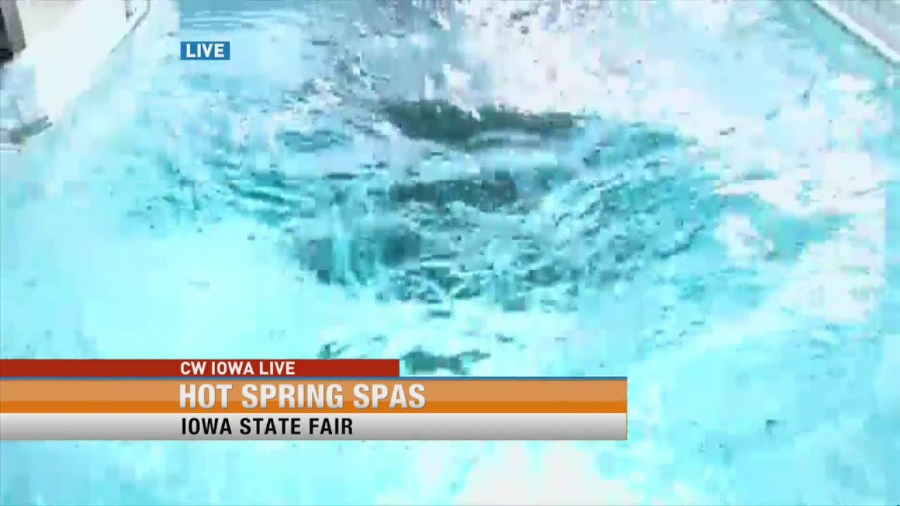 Hot Spring Spa at the Iowa State Fair - YouTube