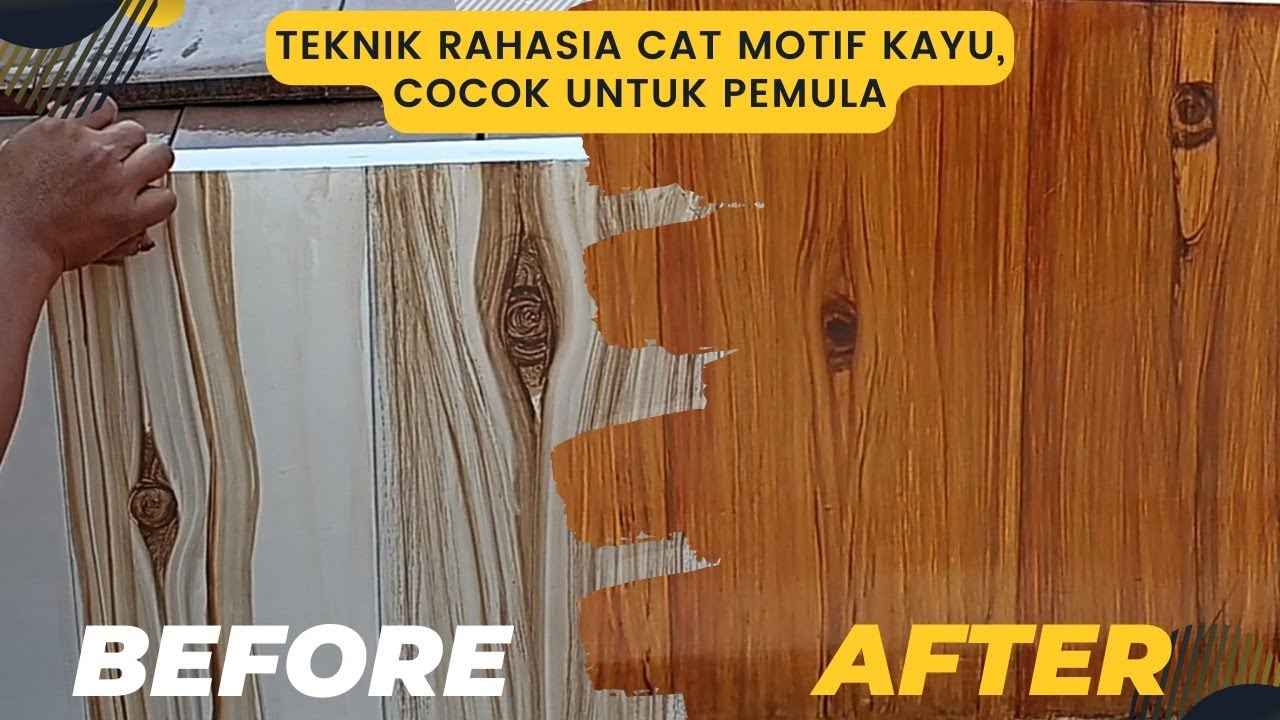 Tutorial Rahasia Cat Motif Kayu, Cocok Untuk Pemula @mjgchannel9091 ...