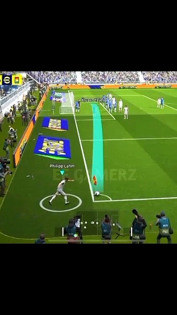 What a corner shot 💀 #efootball #efootgame #pes #konamigames #corner # ...