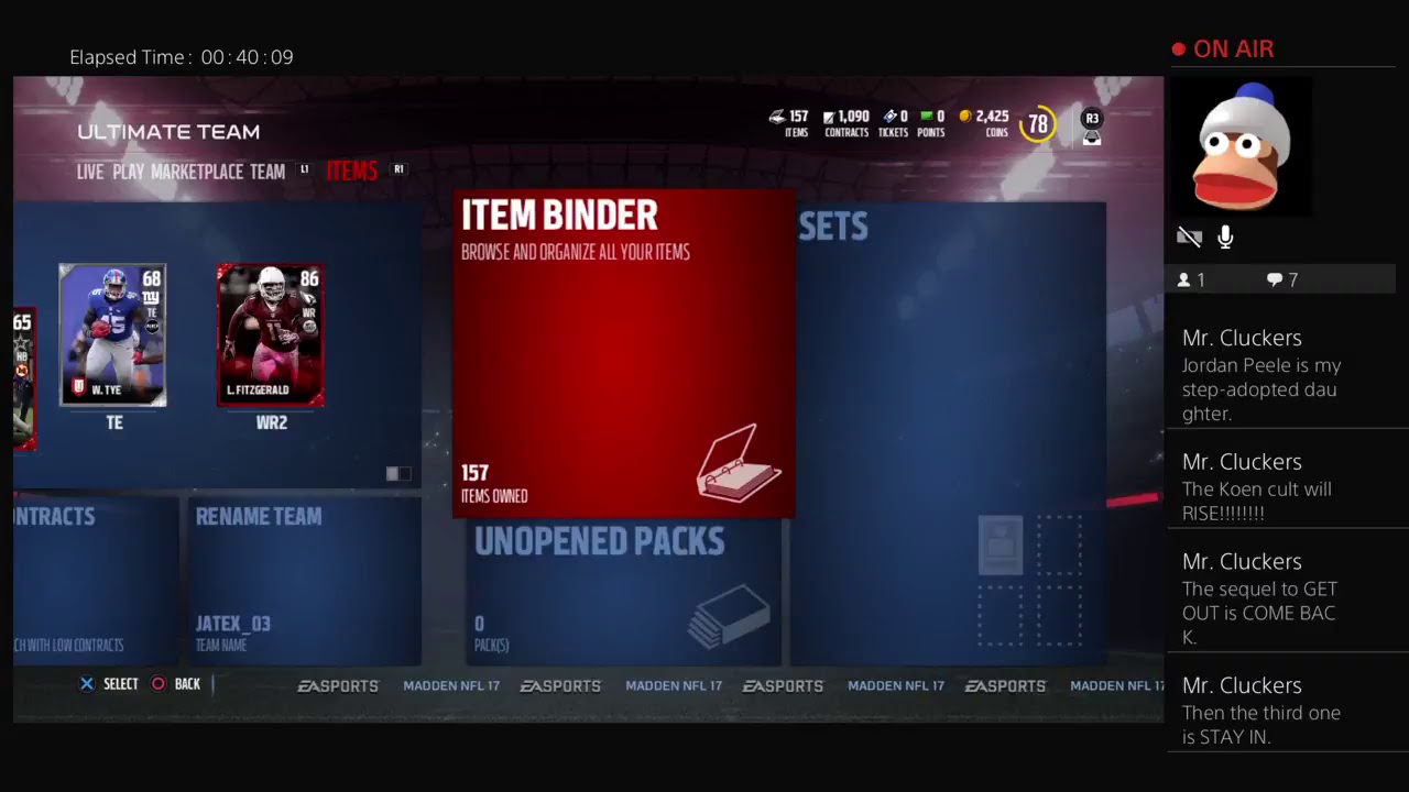 MADDEN DRAFT CHAMPS LIVE! - YouTube
