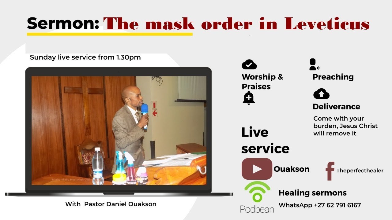 #Sunday Live Service - Sunday Live Service - The Mask Order in ...