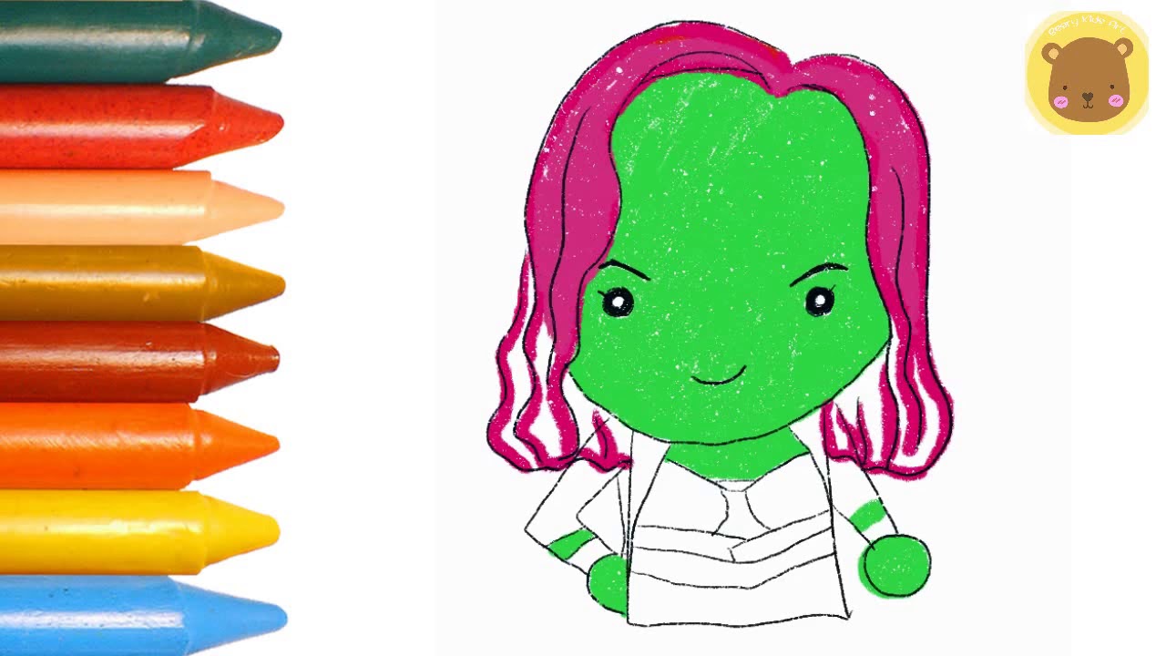 How to Draw Gamora |The Avengers | Easy - YouTube