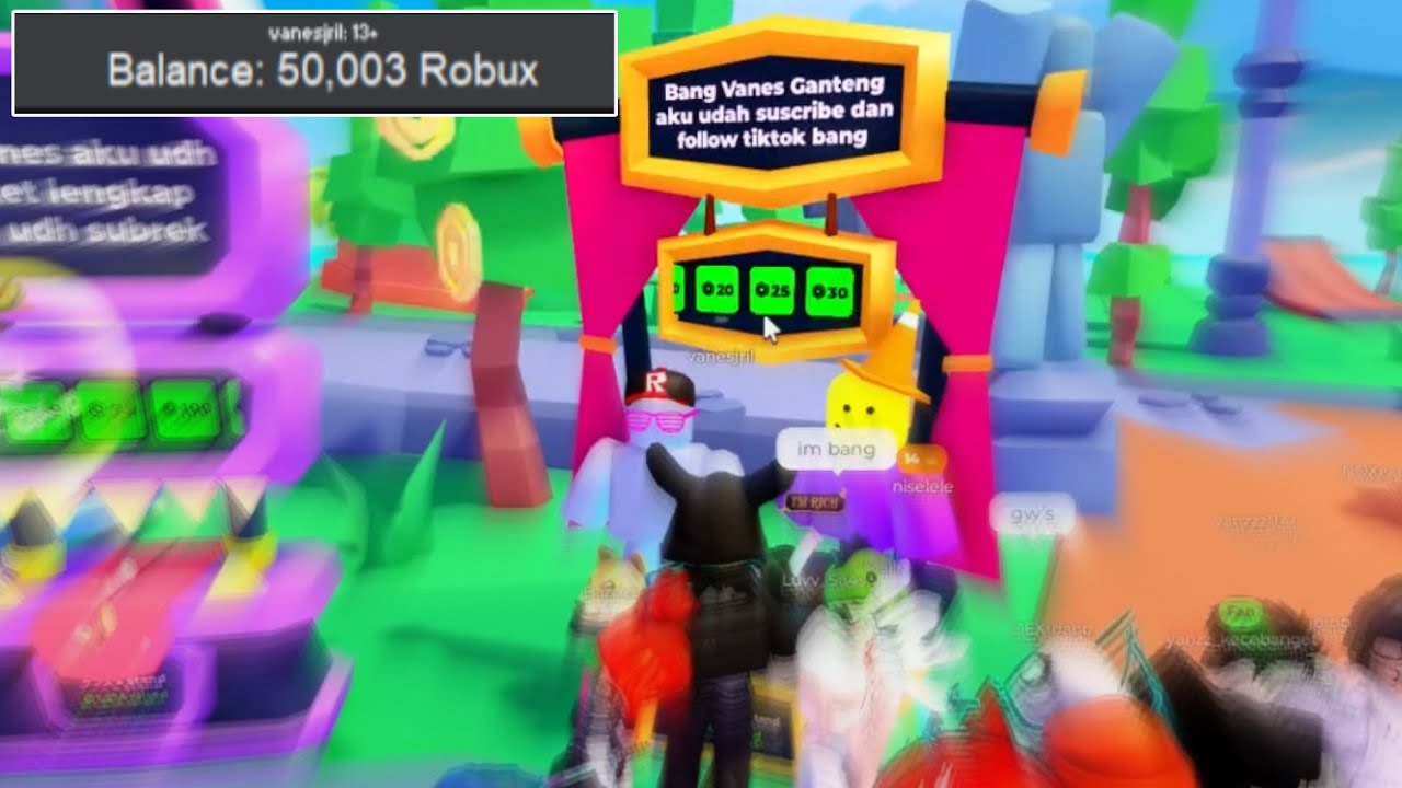 bagi - bagi 100k robux - YouTube