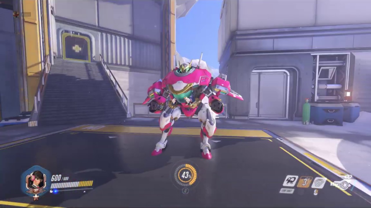 Overwatch *new* anniversary "Academy" D.Va skin in game showcase! - YouTube