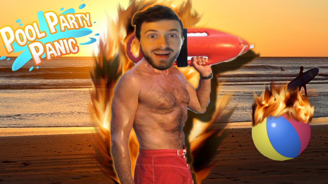 Burning Hot Lotion Party! | Pool Party Panic - YouTube