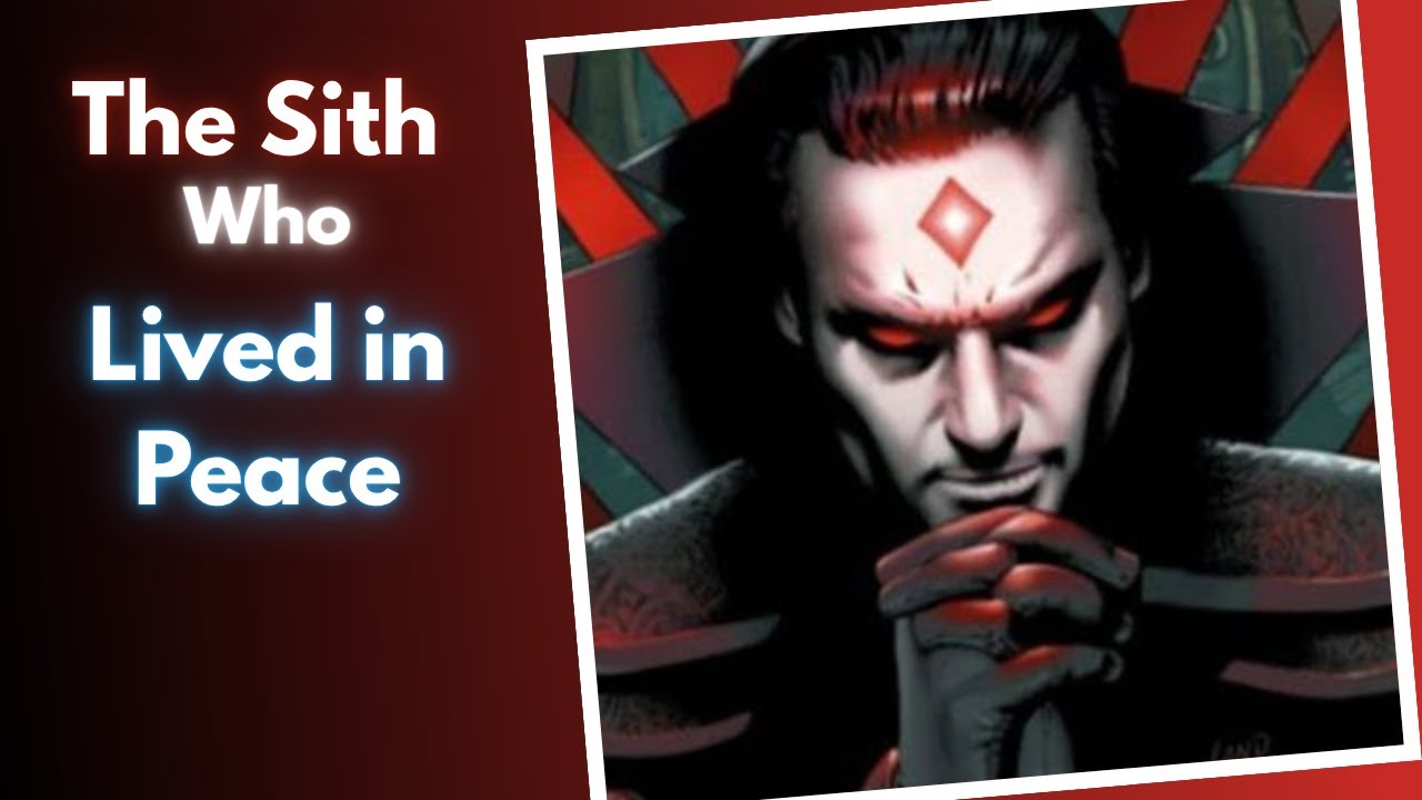 Darth Vectivus: The Sith Who Chose Peace | Star Wars Explained - YouTube