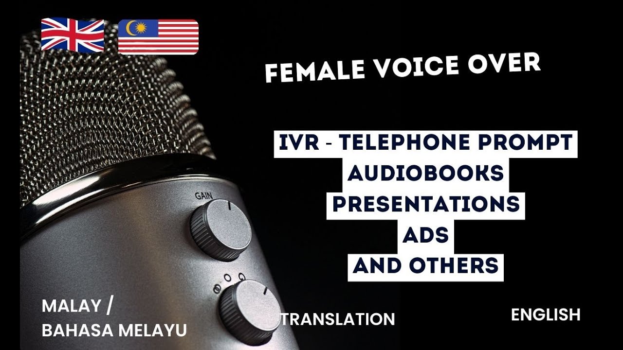 Female Voice Over In English or Malay - YouTube