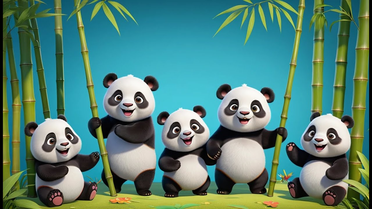 Panda Song – Who Eats Bamboo First | Fun Animal Song for Kids | Sing ...
