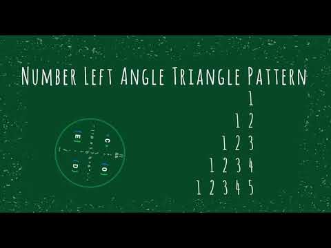 64 Number Left Angle Triangle Pattern without any pre-defined method using while loop in Python ...
