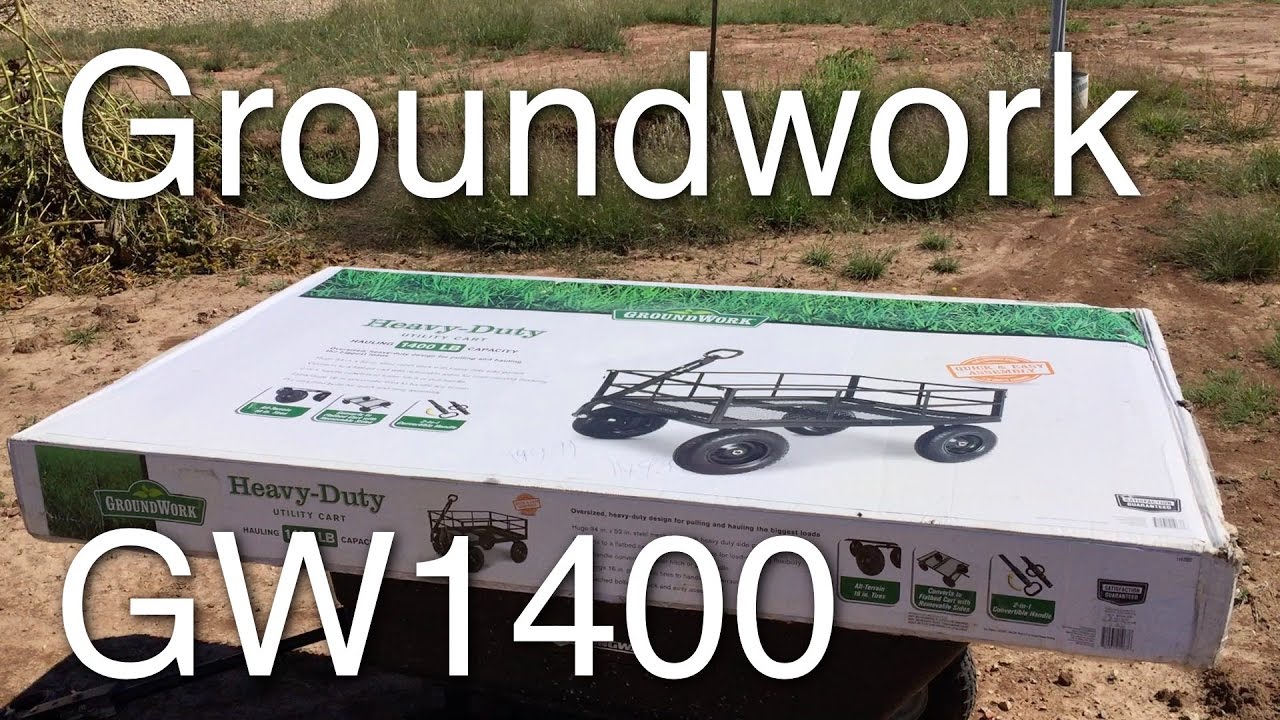 Ground Work Utility Wagon - YouTube