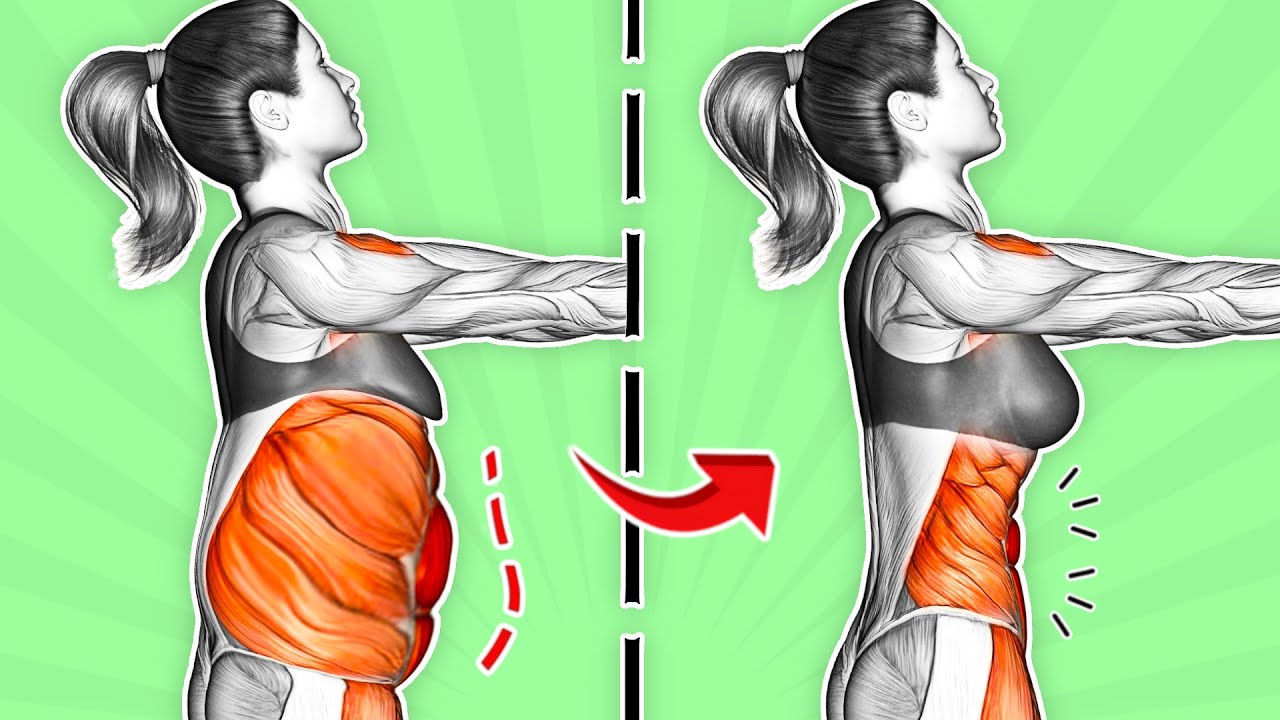 EXERCISE FOR BELLY, MUFFIN TOP & LOVE HANDLES AT HOME 30 Min Standing ...