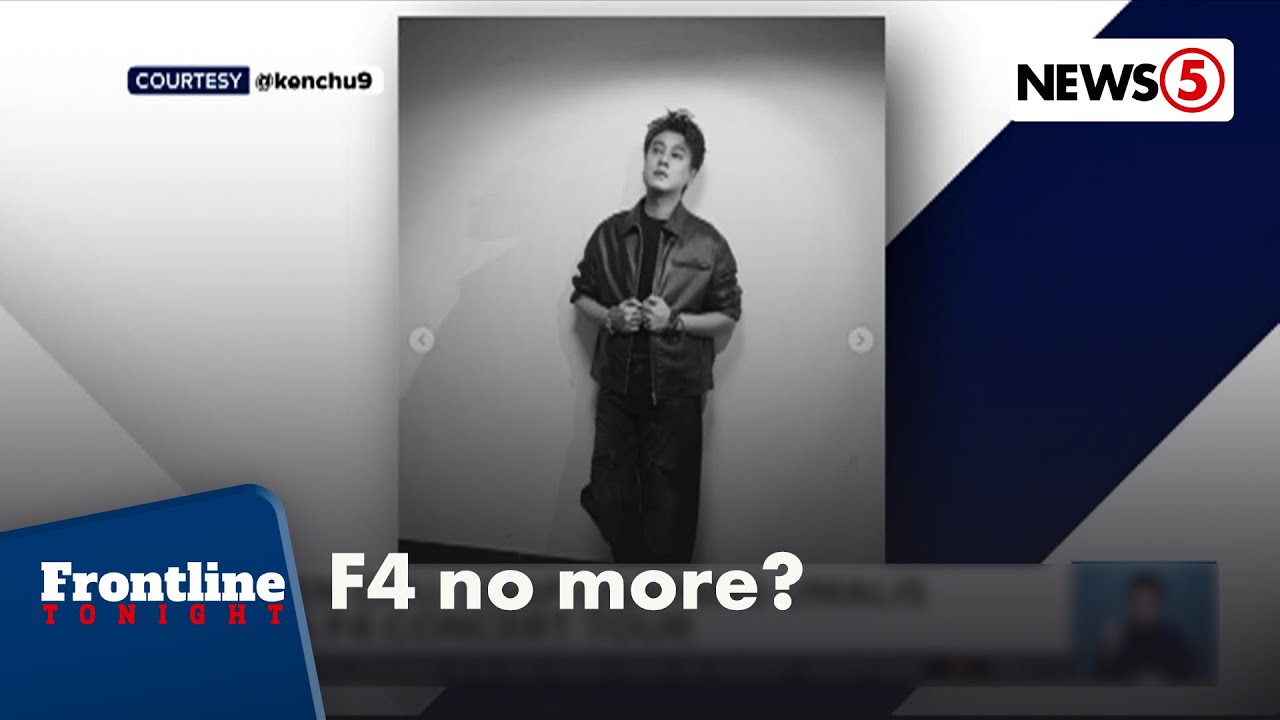 Ken Chu, usap-usapang umali sa F4 Concert Tour | Frontline Tonight ...