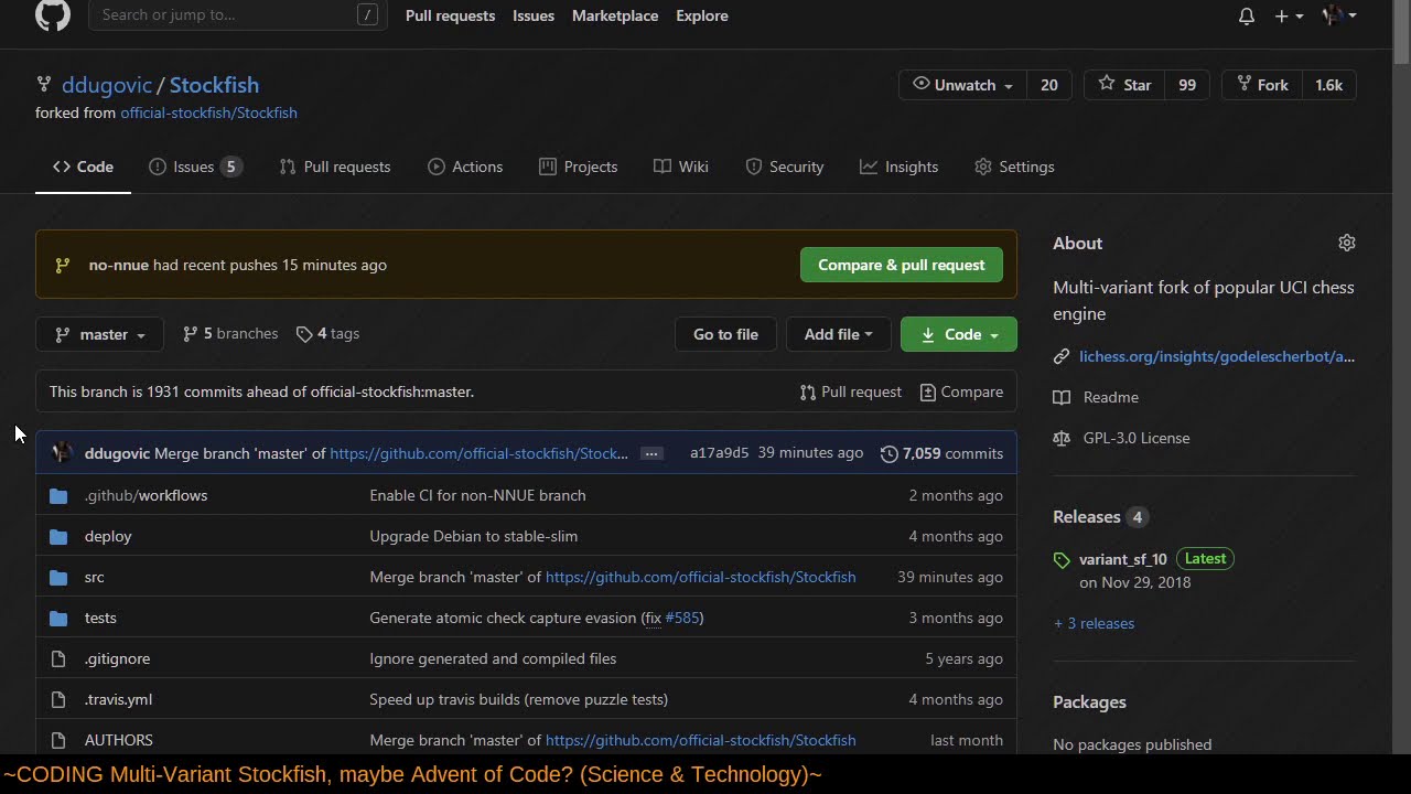CODING Normalizing Multi-Variant Stockfish evaluation - YouTube