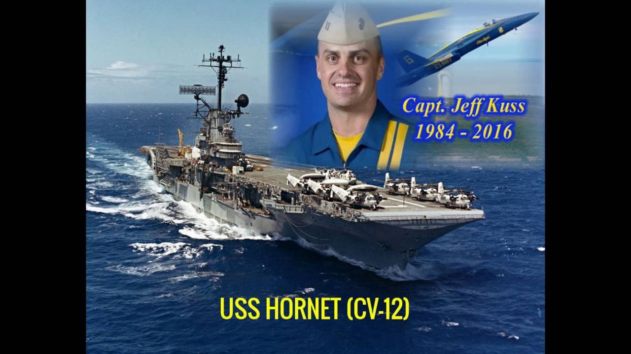 USS HORNET HONORS CAPT. JEFF KUSS - YouTube