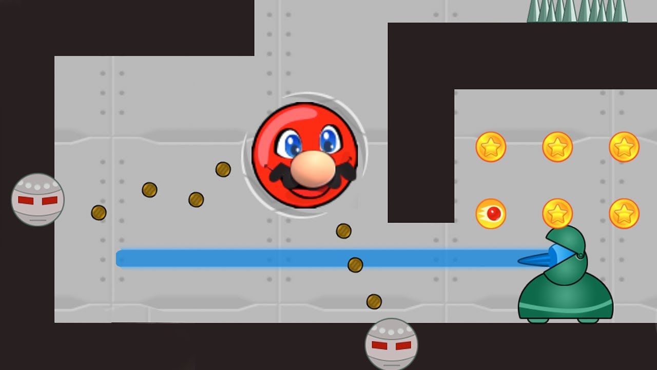 Level 23 of Red Mario like Hat-BaLL #redball #supermario - YouTube