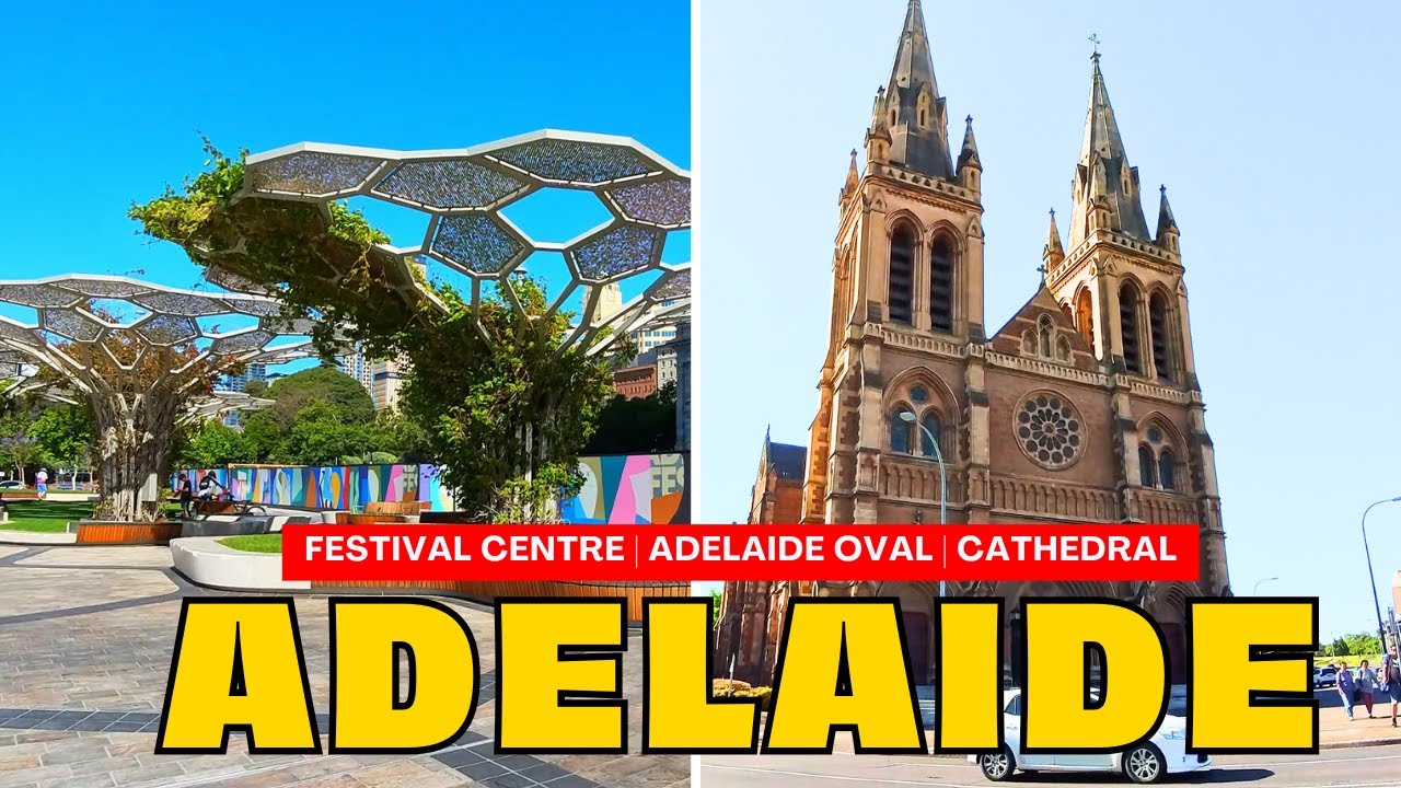 Adelaide City Walking Tour around Festival Center, Adelaide Oval & St ...