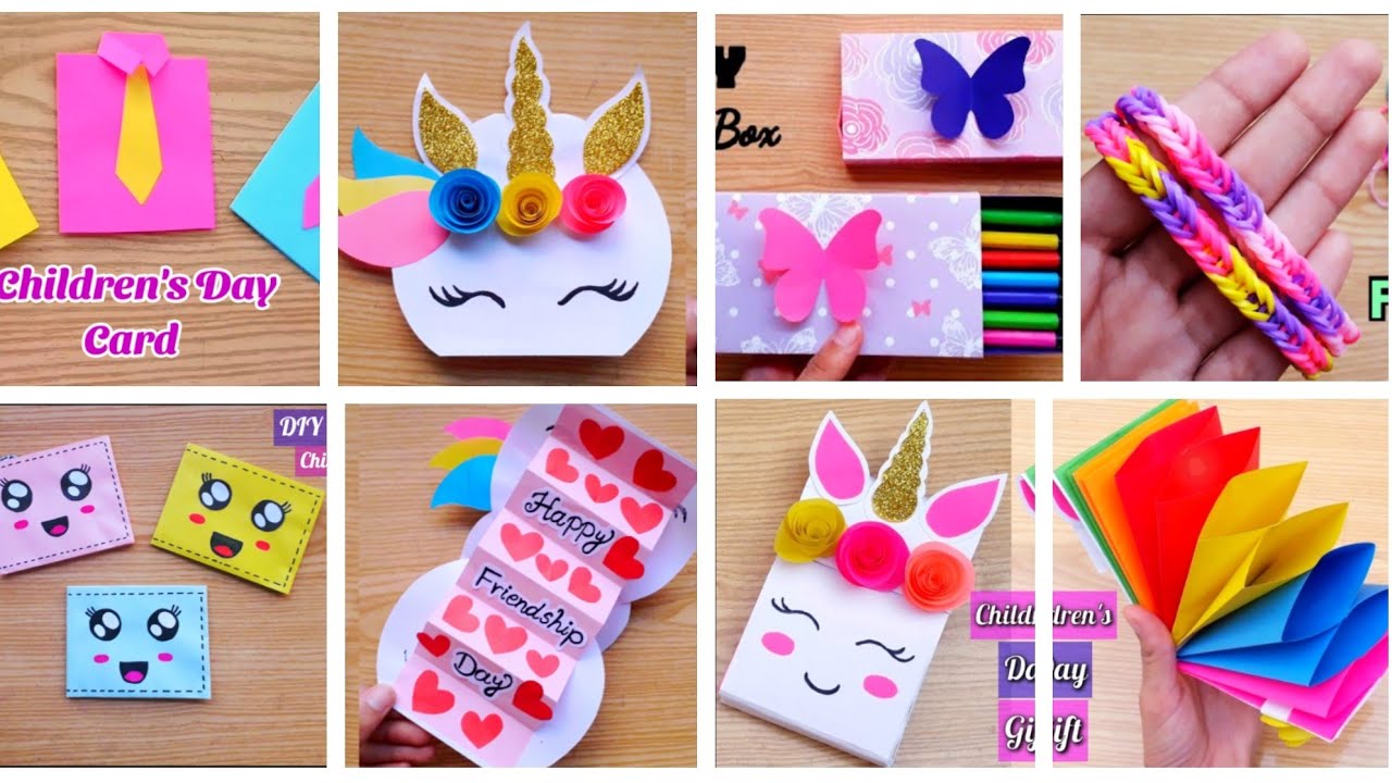 7 Amazing DIY Children's Day Gift Ideas | Happy Children's Day Crafts ...