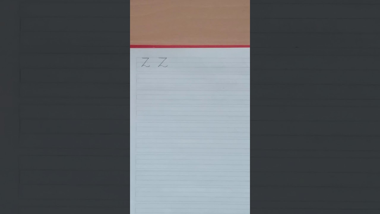 Schreibschrift Z und z - YouTube
