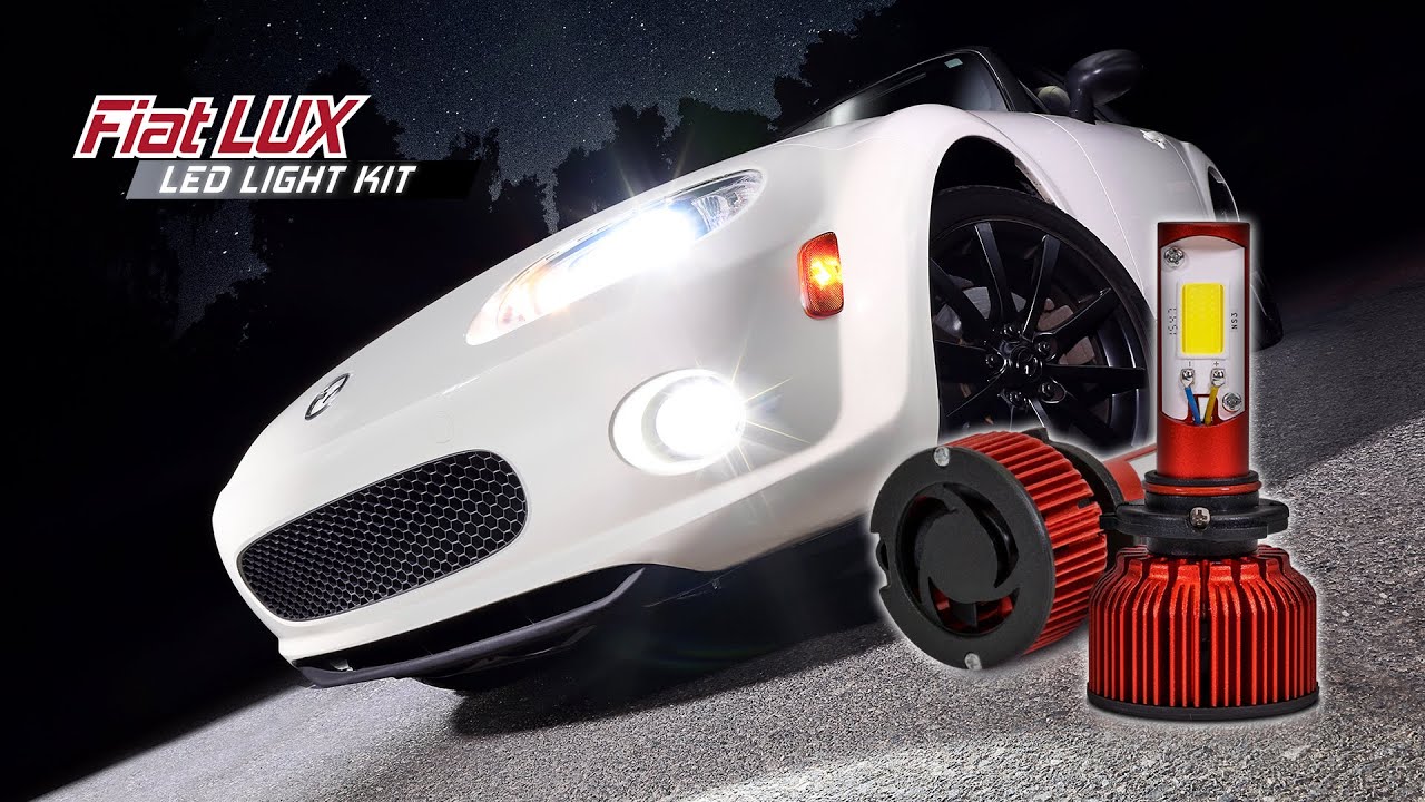 OLS Fiat Lux LED Headlight Bulbs Conversion Kit Product Video ...