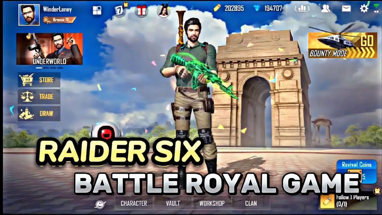 New battle royale game • Raider six || raider six full gameplay 😱 ...