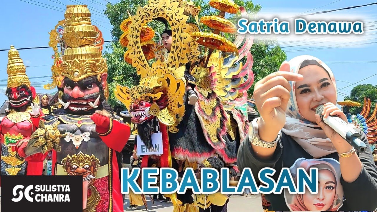SATRIA DENAWA KEBABLASAN Vocal Wentino Pandu - arak arakan singa depok ...
