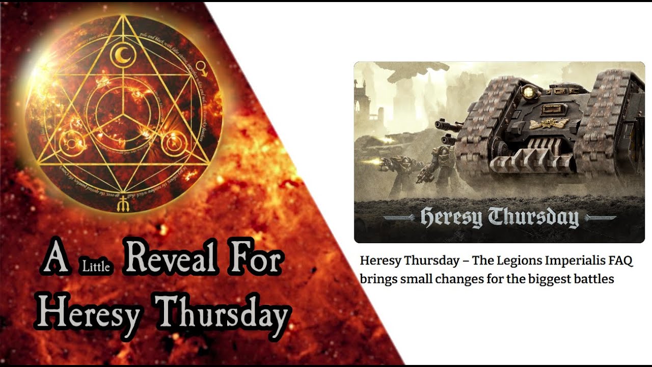 A 'Little' Reveal For Heresy Thursday - YouTube