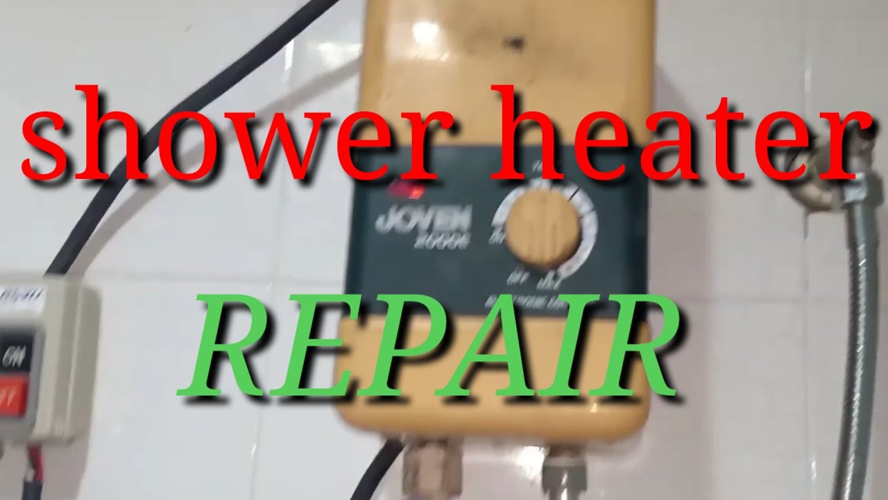 how to repair shower heater - YouTube