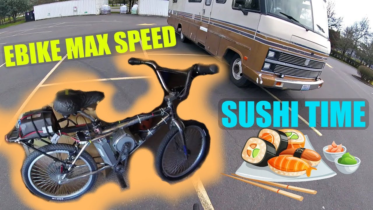 Trying Out The Ebike, Fred Meyer Sushi || RV Living - YouTube