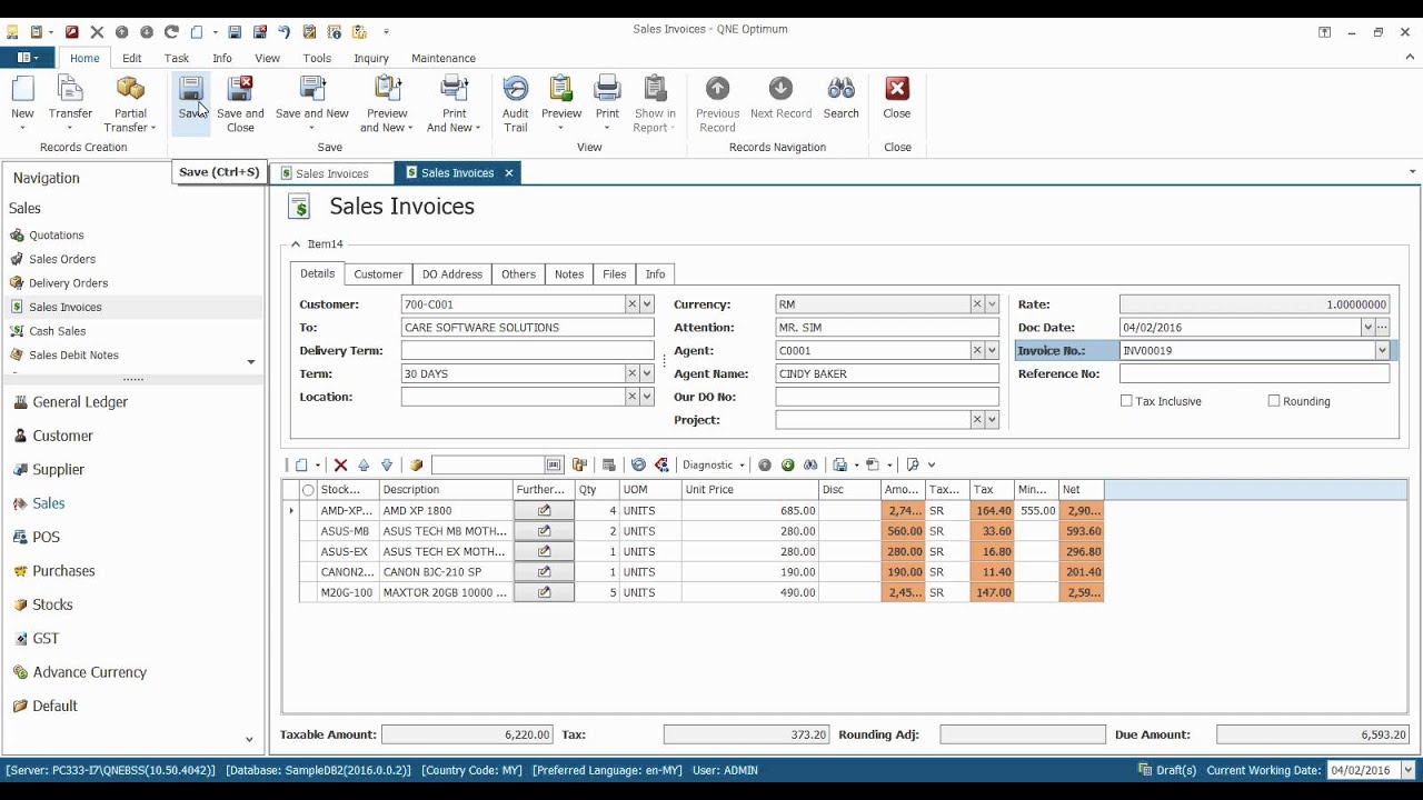 9. KIV your transactions or Save in Draft - YouTube