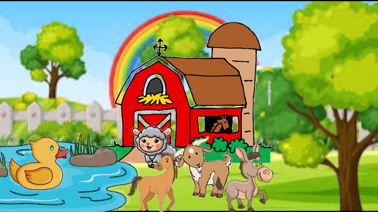 farm animals and wild animals learning for kid| animals learning for ...