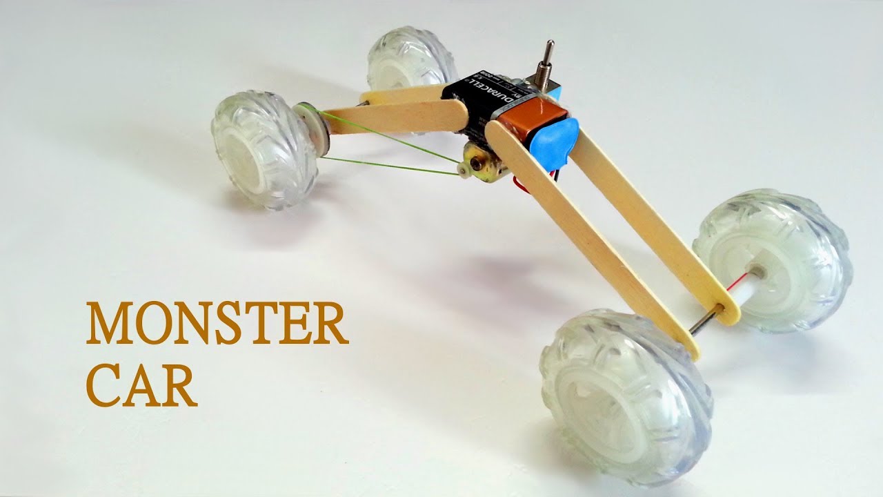 How to make a simple Monster Car - YouTube