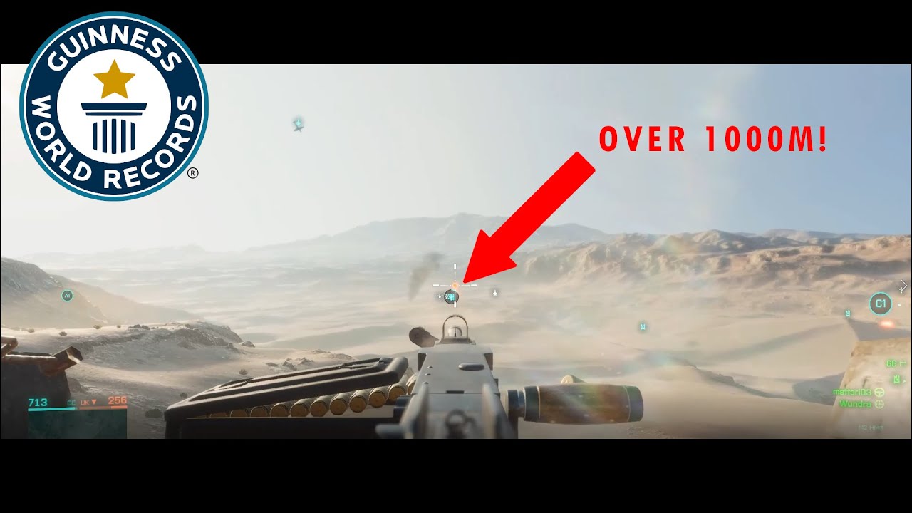 THE LONGEST battlefield 2042 tank shot ever recorded - YouTube
